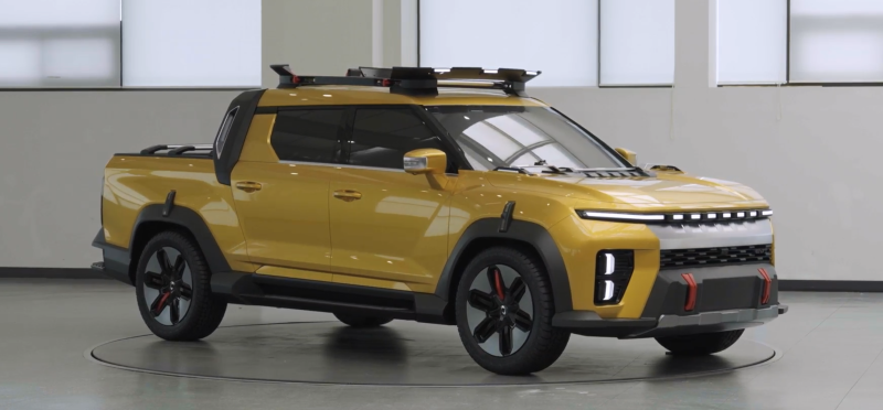 전기차 픽업트럭, KGM '무쏘 EV5' 중국산 LFP 배터리로 주행거리 401km, 차명 뜬금없이 EV5? 쌍용 무쏘의 명성 재현할까? : 네이버 블로그