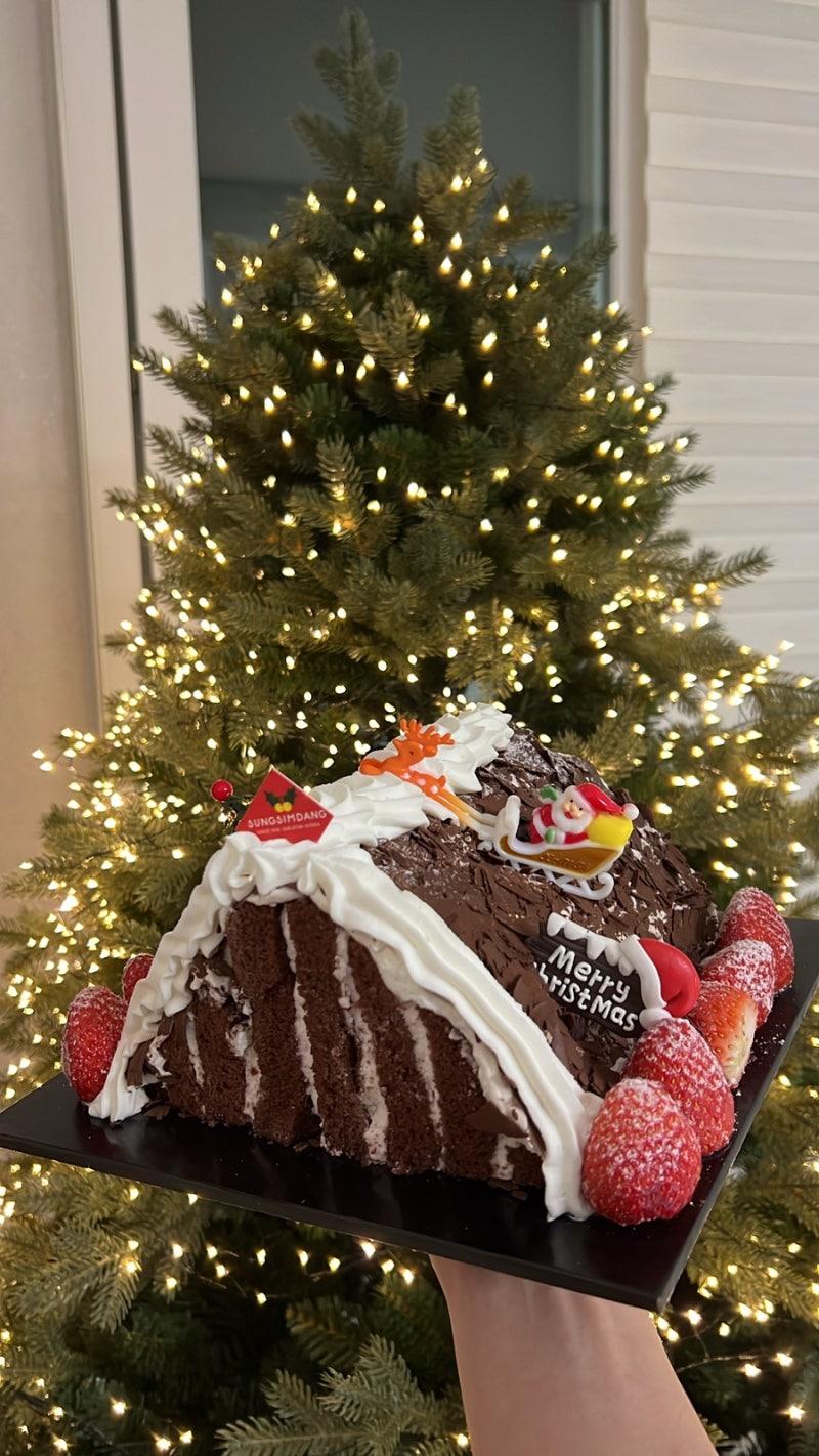 성심당 DCC 메종드부띠끄 크리스마스 케이크 후기 : 네이버 블로그