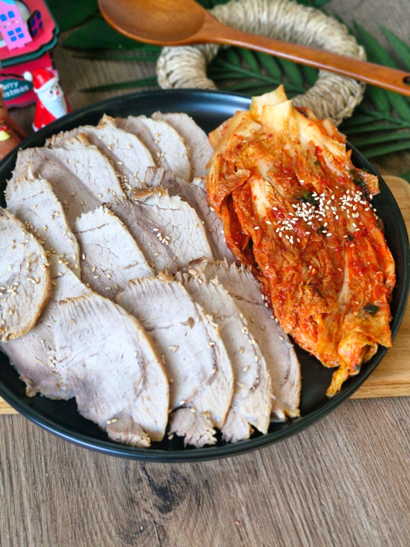 압력밥솥 돼지고기 앞다리살 수육 삶기 삶는법 삶는시간 간장 대파 수육 레시피 수육김치 요리 네이버 블로그