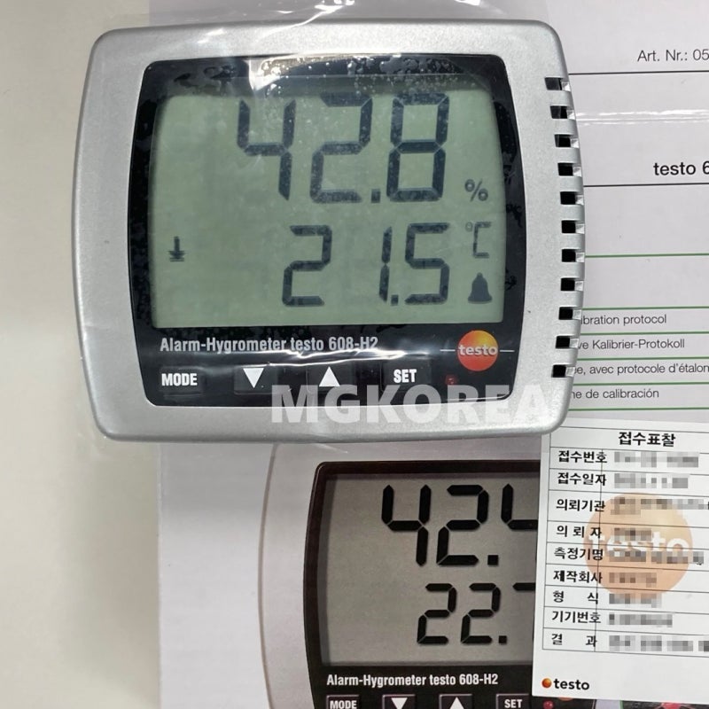 TESTO 테스토 608-H2 탁상용 고정밀 온습도계 : 네이버 블로그