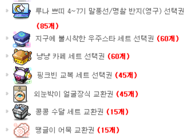 메이플 22주년 부티크 기프트 상품바우처 달콤 생일 케이크 Feat테섭 후기 네이버 블로그