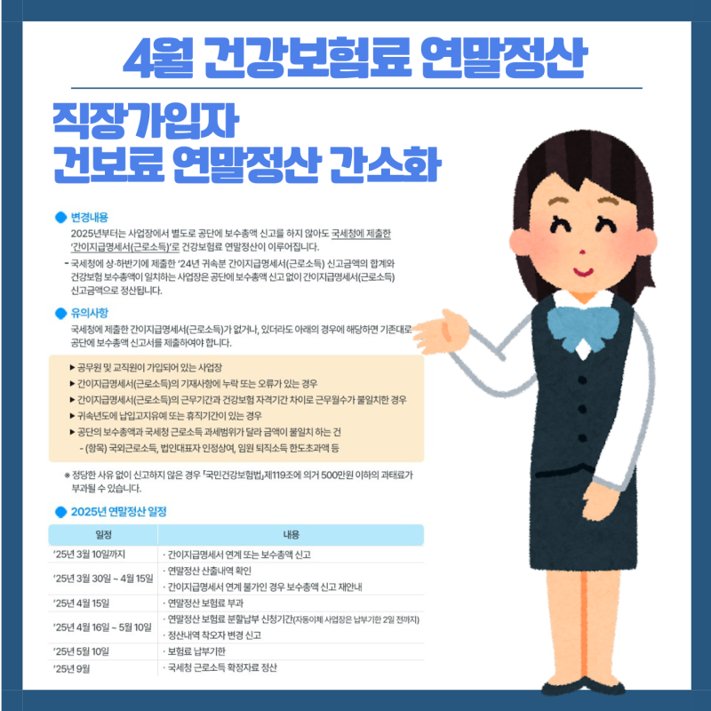 4월 건강보험료 연말정산 내역 조회 정산 환급 분할 납부 방법 네이버 블로그