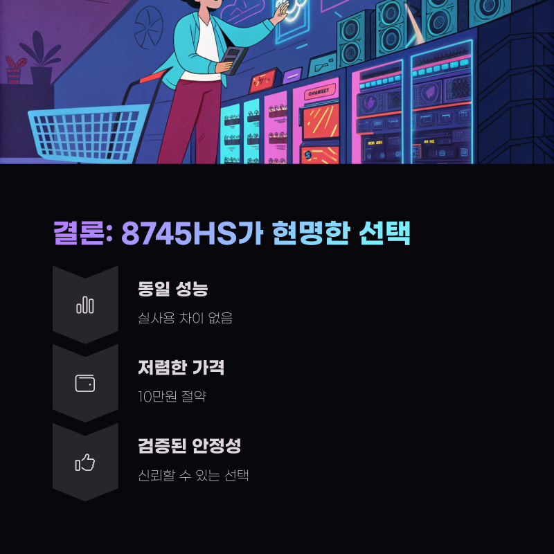 Ryzen 7 8745HS와 8845HS 차이점 어떤 CPU가 미니PC에 더 적합할까? : 네이버 블로그