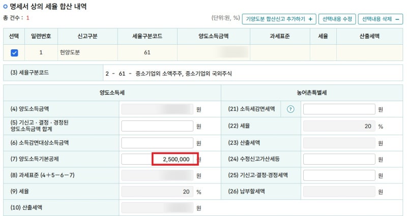 해외주식 양도소득세 홈택스 셀프신고방법 차근 차근 쉬워요 미래에셋 증권 양도소득세 신고 네이버 블로그