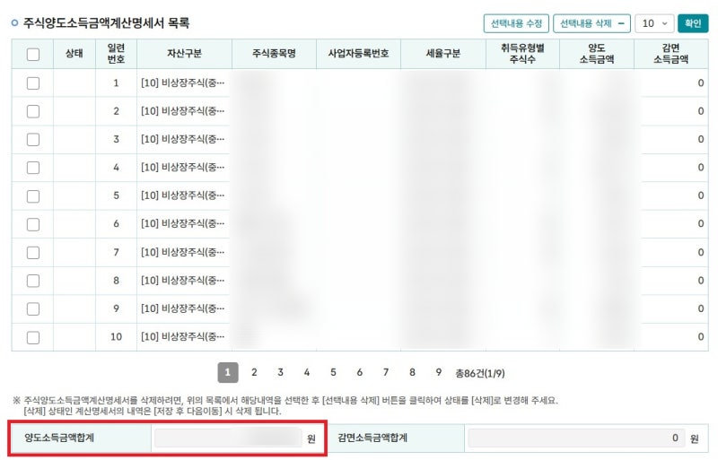해외주식 양도소득세 홈택스 셀프신고방법 차근 차근 쉬워요 미래에셋 증권 양도소득세 신고 네이버 블로그