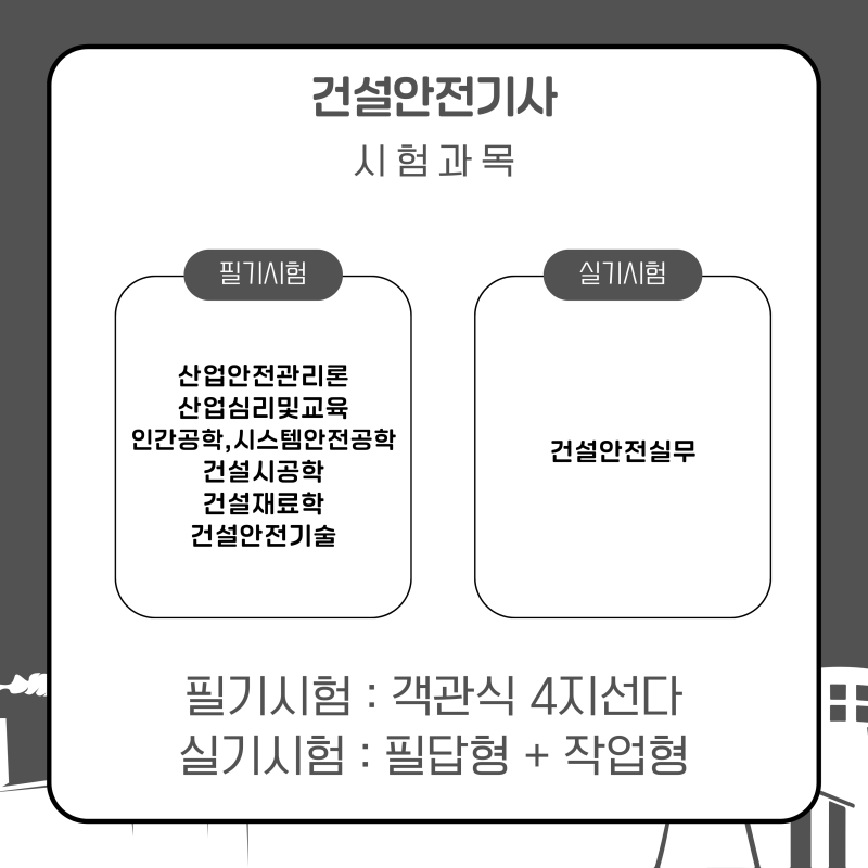 건설안전기사 응시자격 및 필기실기 과목 난이도·합격률2025년 시험일정 네이버 블로그