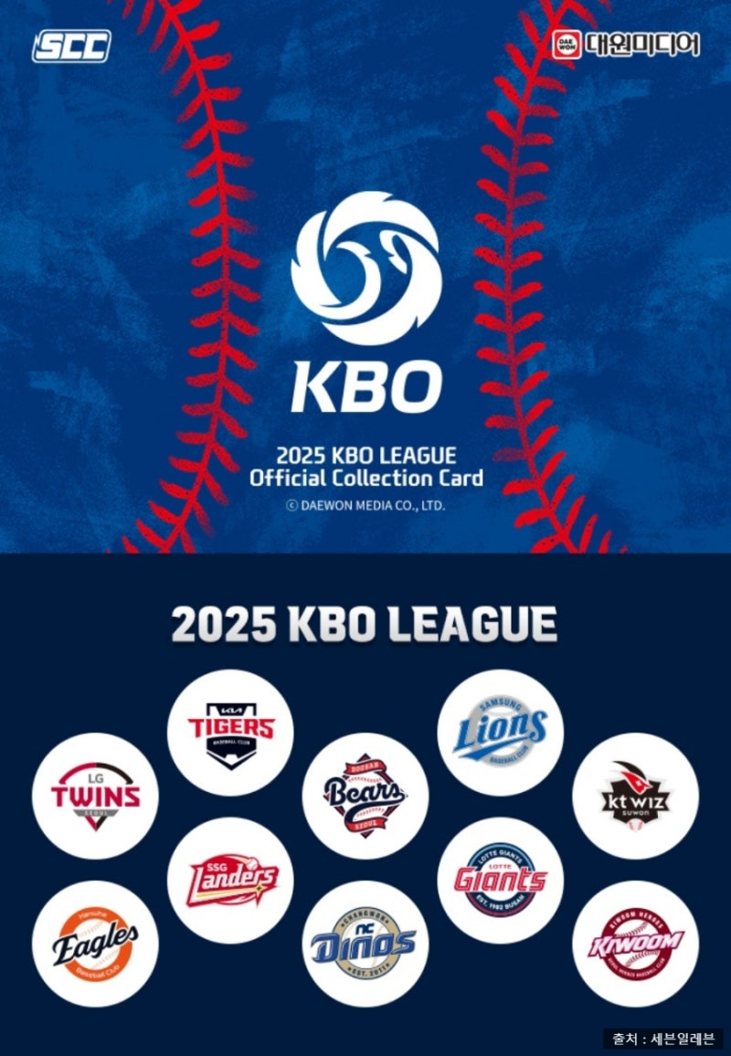 세븐일레븐 2025 KBO 오피셜 컬렉션카드 크보카드깡 내돈내산 후기 : 네이버 블로그
