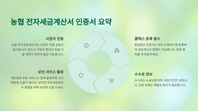 농협 전자세금계산서 공인인증서 발급 재발급 갱신 네이버 블로그