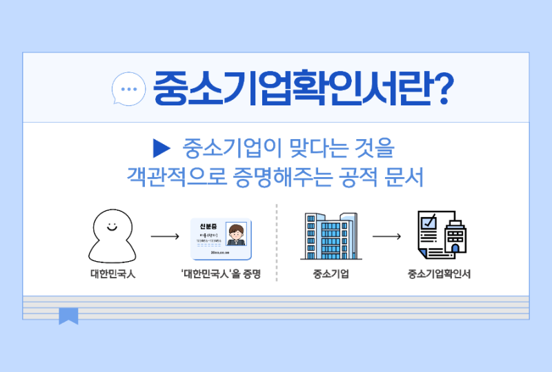 중소기업 확인서 개인·법인 신용등급 평가 시 필요 네이버 블로그