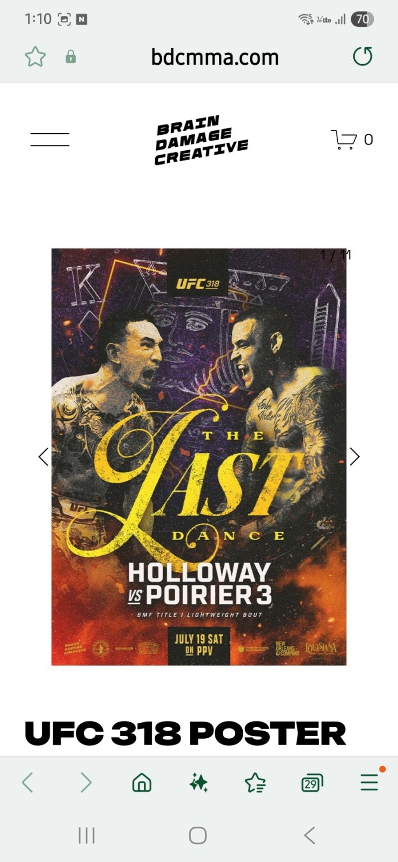 UFC 318, 다시 뜨거워진 할로웨이 vs 포이리에! 역사적인 3차전과 경기 정보 : 네이버 블로그
