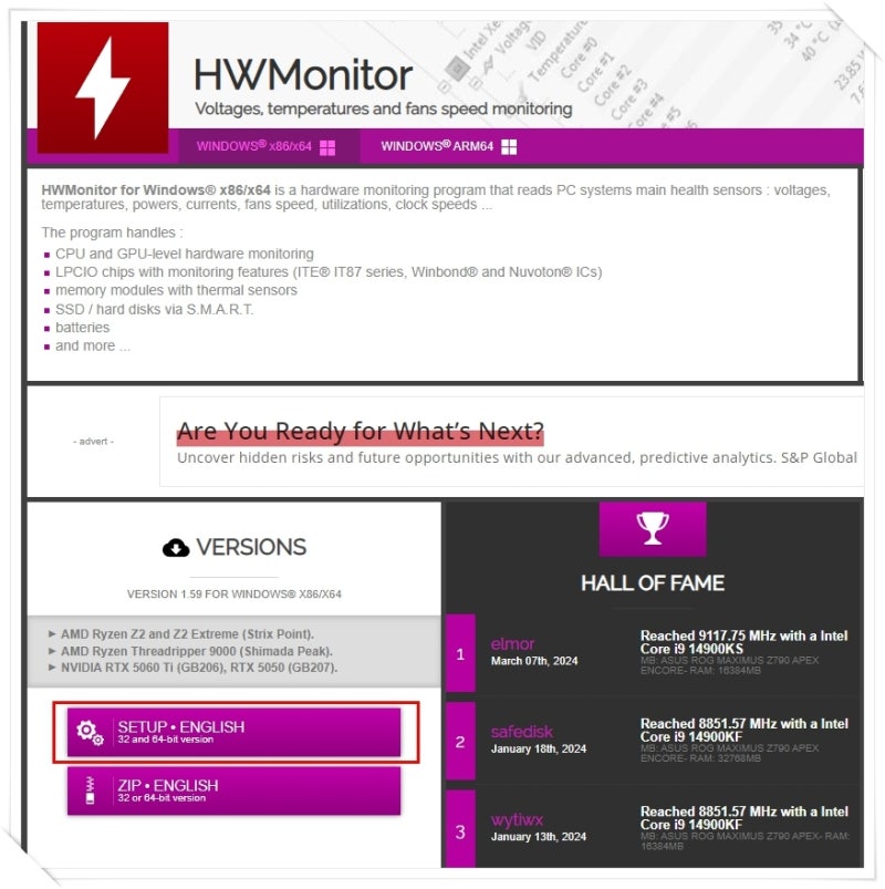 컴퓨터 CPU온도, 그래픽카드온도 확인 방법 HWMonitor : 네이버 블로그