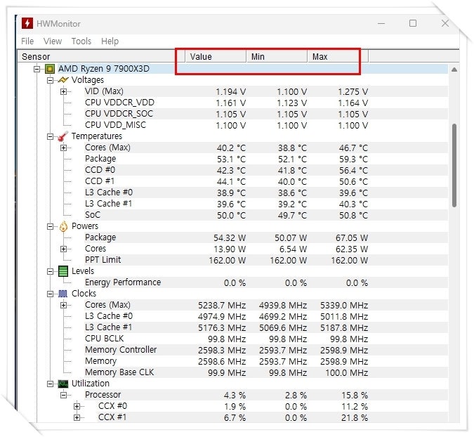 컴퓨터 CPU온도, 그래픽카드온도 확인 방법 HWMonitor : 네이버 블로그