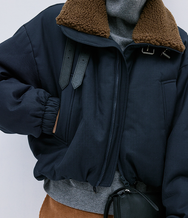 차정원 알투더블유 킨슬리 레더 버클 여성 무스탕 r2w 패딩 코디 : 네이버 블로그