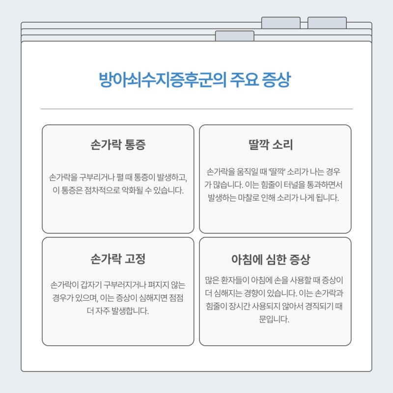 인천 방아쇠수지 방아쇠수지증후군 증상 원인 치료법 완벽 정리 뉴성민병원 네이버 블로그