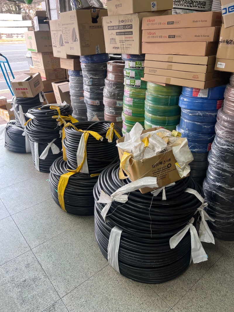 전선 굵기를 선정하는 3요소(예시 VCTF VCT 2.5SQ, 허용전류/전압강하/기계적강도) : 네이버 블로그