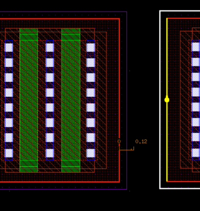 Cadence virtuoso layout editor 가이드: Inverter Layout (+DRC/LVS/PEX) - 2 ...