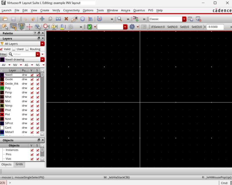 Cadence virtuoso layout editor 가이드: Inverter Layout (+DRC/LVS/PEX) - 2 ...