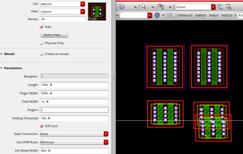 Cadence virtuoso layout editor 가이드: Inverter Layout (+DRC/LVS/PEX) - 2 ...