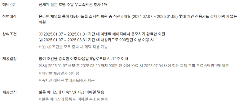 롯데 힐튼 아너스 아멕스 프리미엄 카드 발급 및 사용 이벤트hilton Honors Amex Premium Card