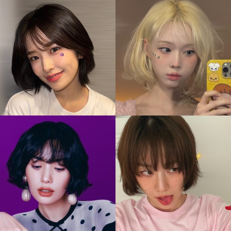 단발병 주의보 단발c컬펌부터 단발펌 종류 총정리 네이버 블로그