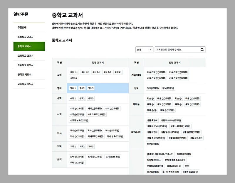 중학교 초등 고등학교 교과서 구입하는 방법 네이버 블로그