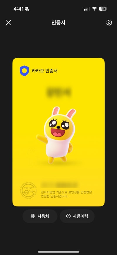 카카오톡 공동인증서 발급 재발급 방법 카톡 지갑 인증서 네이버 블로그