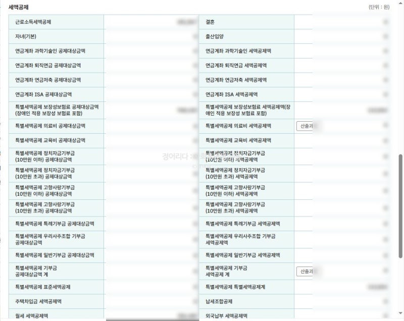 연말정산 공제 신고서 작성 및 간소화 자료 제출 방법 Feat 증빙서류 세액계산 결과 네이버 블로그