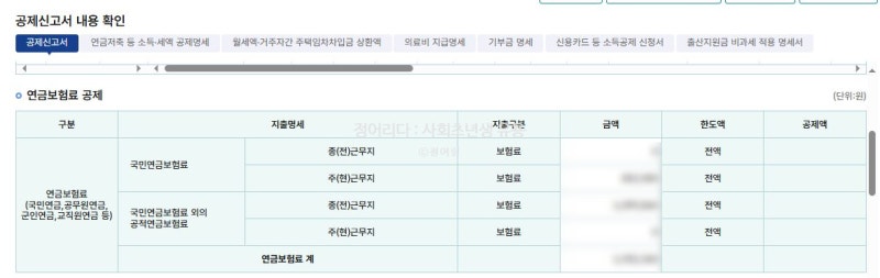 연말정산 공제 신고서 작성 및 간소화 자료 제출 방법 Feat 증빙서류 세액계산 결과 네이버 블로그