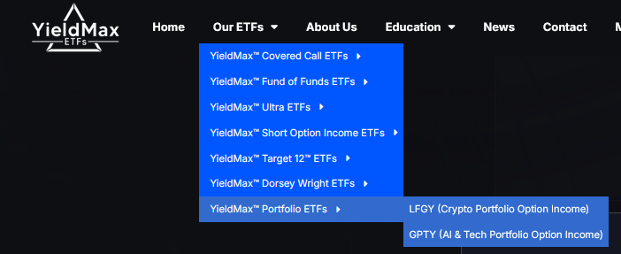 [정보] 일드맥스 GPTY 출시 ! 주배당 ETF (YieldMax AI & Tech Portfolio Option Income ...