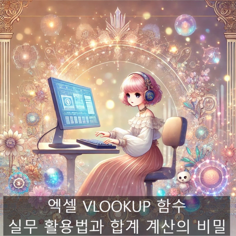 엑셀 Vlookup 함수 실무 활용법과 합계 계산의 비밀 네이버 블로그