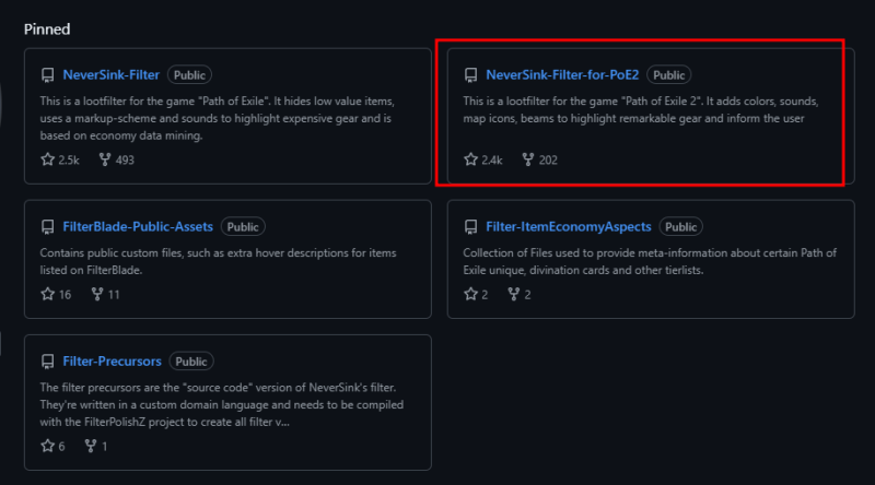 POE2 패스 오브 엑자일 2 네버싱크 필터 NeverSink 적용 방법 : 네이버 블로그