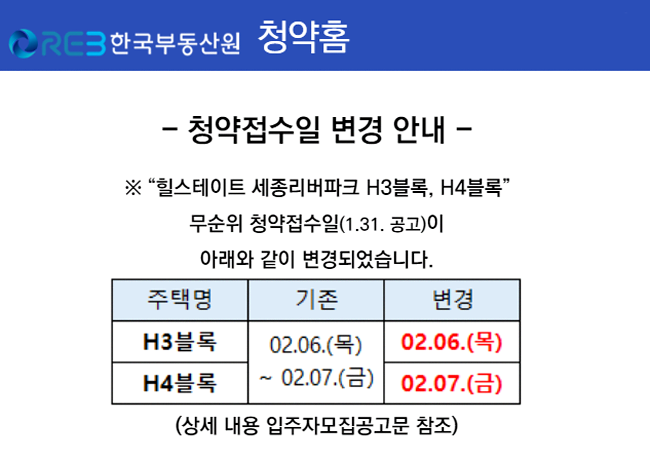 힐스테이트 세종 리버파크 무순위 줍줍 청약 네이버 블로그