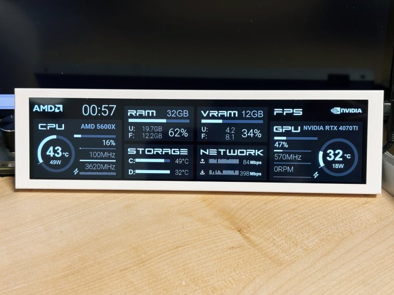 turing smart screen 8.8인치 PC 모니터링 IPS 디스플레이 설치, 사용방법 : 네이버 블로그