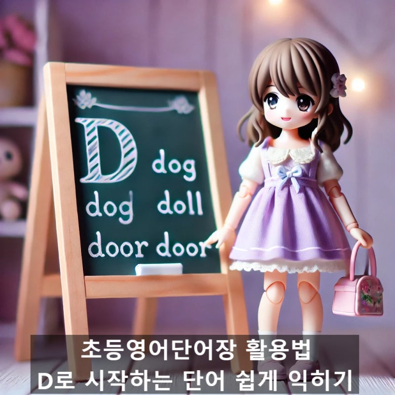 초등영어단어장 활용법 D로 시작하는 단어 쉽게 익히기 네이버 블로그