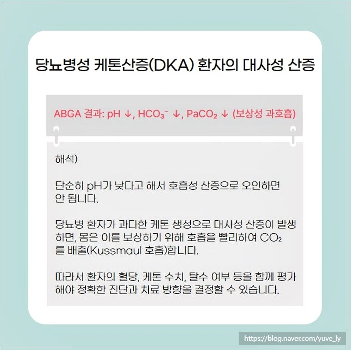 동맥혈가스분석검사abga란 검사 과정과 결과 해석 방법 네이버 블로그