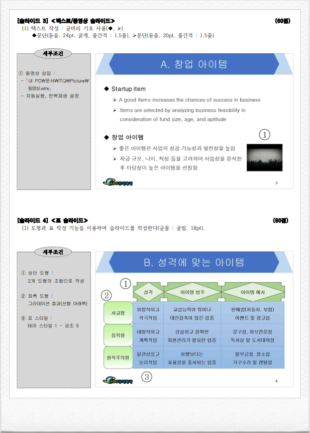 Itq자격증 Itq파워포인트 A형 2025년 02월 08일 기출문제 풀이2021버전 네이버 블로그
