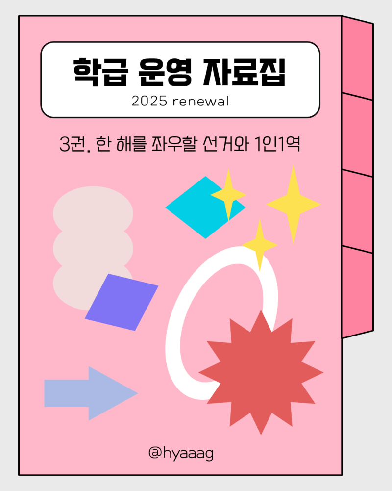 학급 운영 자료 2025ver ③ 학급회 선거 및 1인1역 네이버 블로그