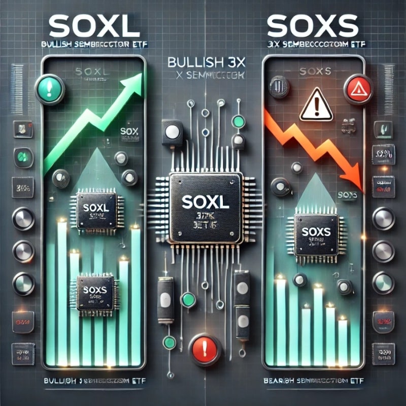 미국 반도체 ETF SOXL vs SOXS 주가 배당금 수익률 비교 분석 정리 : 네이버 블로그