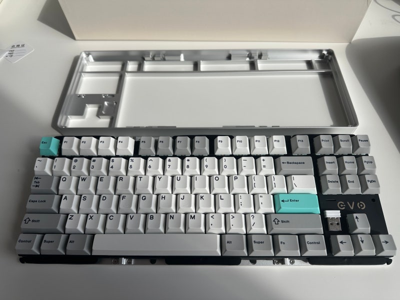 내돈내산 풀알류미늄 커스텀 키보드 Evoworks evo 80 언박싱 리뷰 : 네이버 블로그