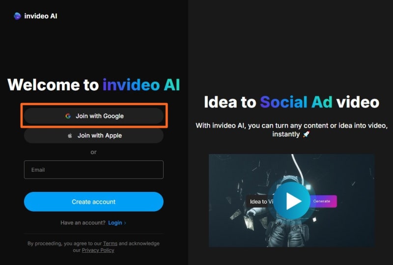 AI 영상편집 'InVideo AI' 가입하고 텍스트로 영상 제작까지! : 네이버 블로그