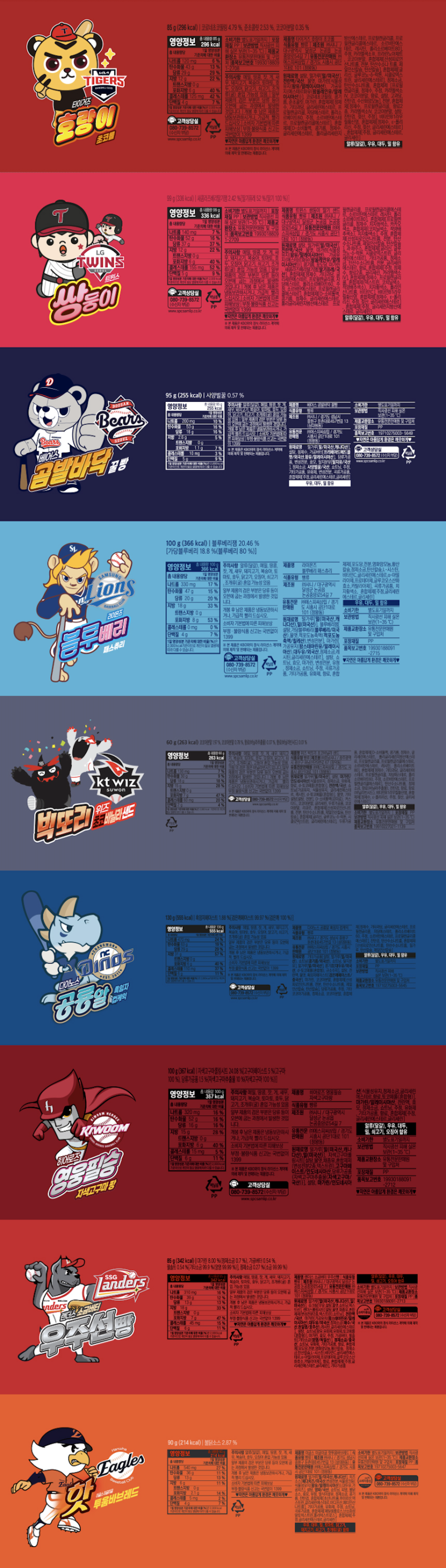KBO 삼립 크보빵 사전예약 팀별메뉴 띠부씰 카카오라이브 : 네이버 블로그