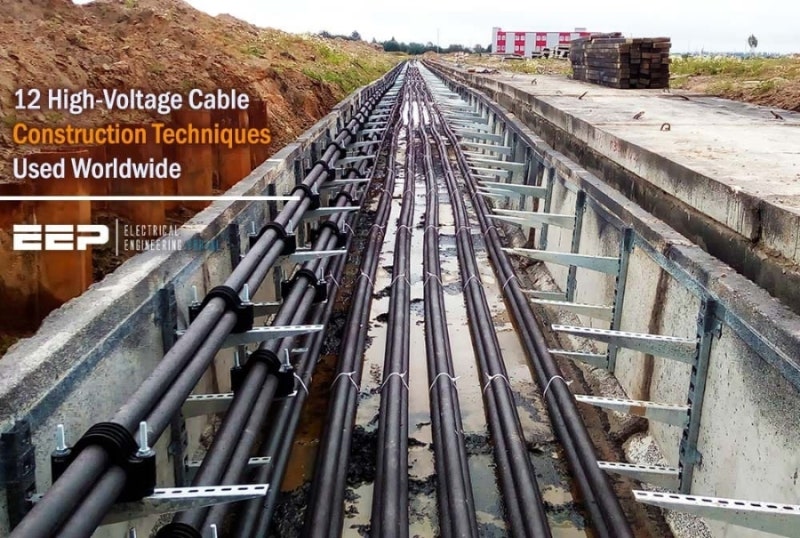 12가지 고압 케이블 포설 방법 소개 (Twelve high voltage cable construction techniques ...