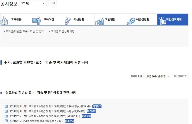 2025학년도 1학기 영어과 평가 계획(1~3학년) : 네이버 블로그