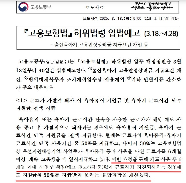 육아휴직 지원금 중소기업 사업주 지원금 신청 및 특례 2025년 네이버 블로그