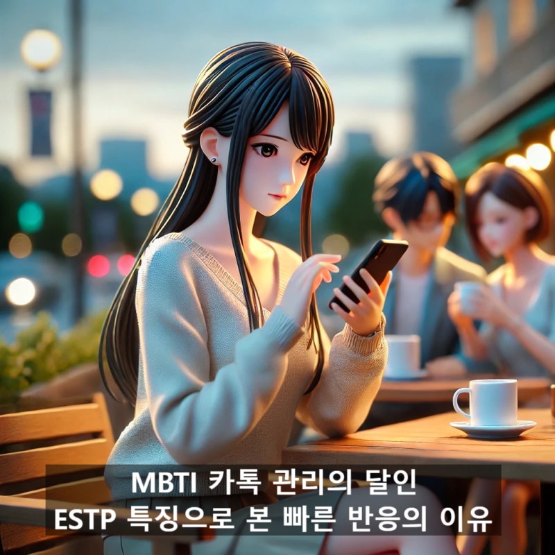 MBTI 카톡 관리의 달인, ESTP 특징으로 본 빠른 반응의 이유 : 네이버 블로그