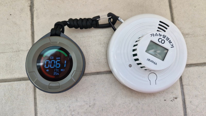 캠핑 일산화탄소 경보기 추천 알리 테스트 동계캠핑 준비물 : 네이버 블로그