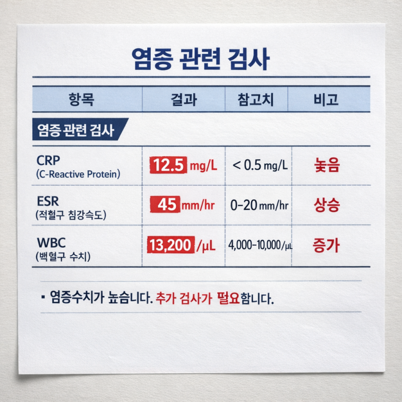 피검사 혈액 염증수치 위험 기준, 생활습관으로 되돌리는 방법은? : 네이버 블로그