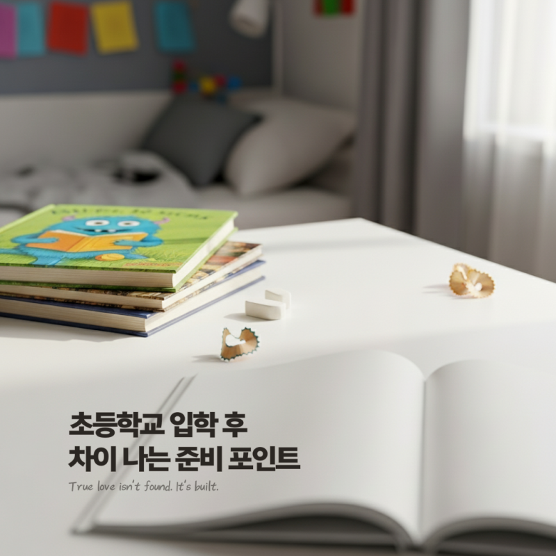 초등학교 입학 후 바로 차이 나는 준비 포인트 : 네이버 블로그