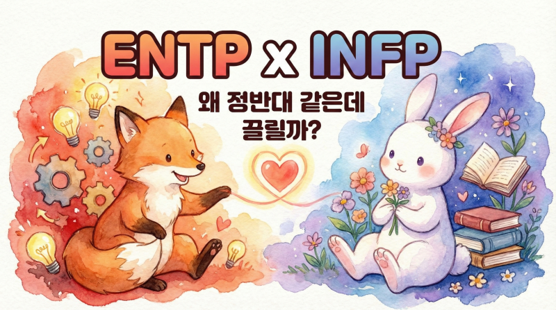 ENTP x INFP 궁합 – 왜 정반대인데 서로를 향해 끌릴까? : 네이버 블로그