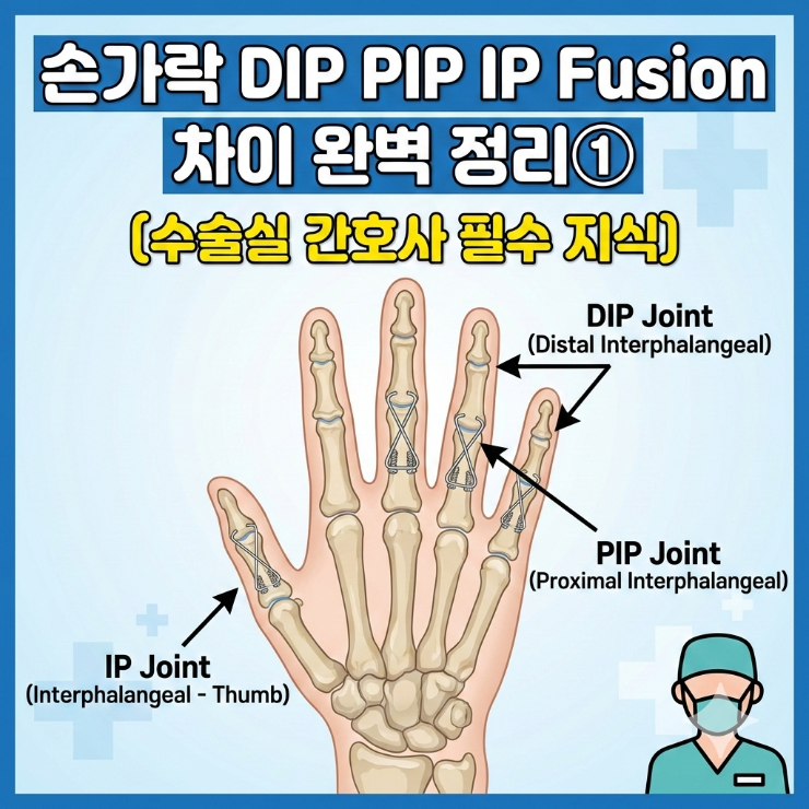 손가락 DIP PIP IP Fusion 차이 완벽 정리① (수술실 간호사 필수 지식) : 네이버 블로그